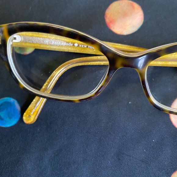 kate spade | Accessories | Kate Spade New York Gold And Brown Frames ...